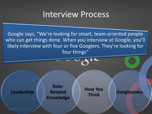 Google - HR Policies | PPTX | Human Resources | Business