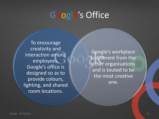 Google - HR Policies | PPTX