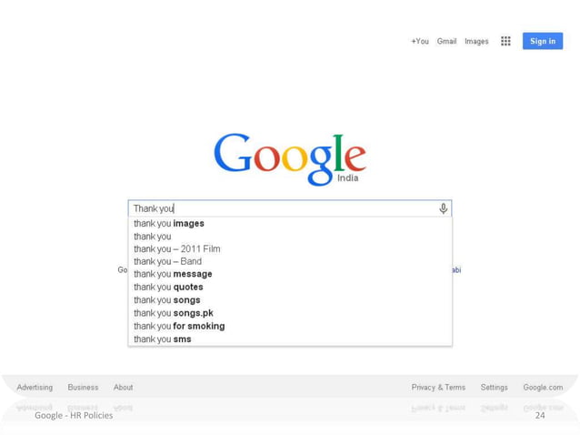 Google - HR Policies | PPTX | Human Resources | Business