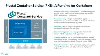 Pivotal CloudFoundry on Google cloud platform | PDF