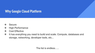 Develop & Deploy your Laravel Application on Google Cloud Platforms | PPT