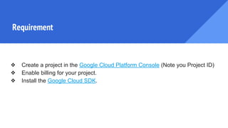 Develop & Deploy your Laravel Application on Google Cloud Platforms | PDF