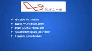 Develop & Deploy your Laravel Application on Google Cloud Platforms | PPT