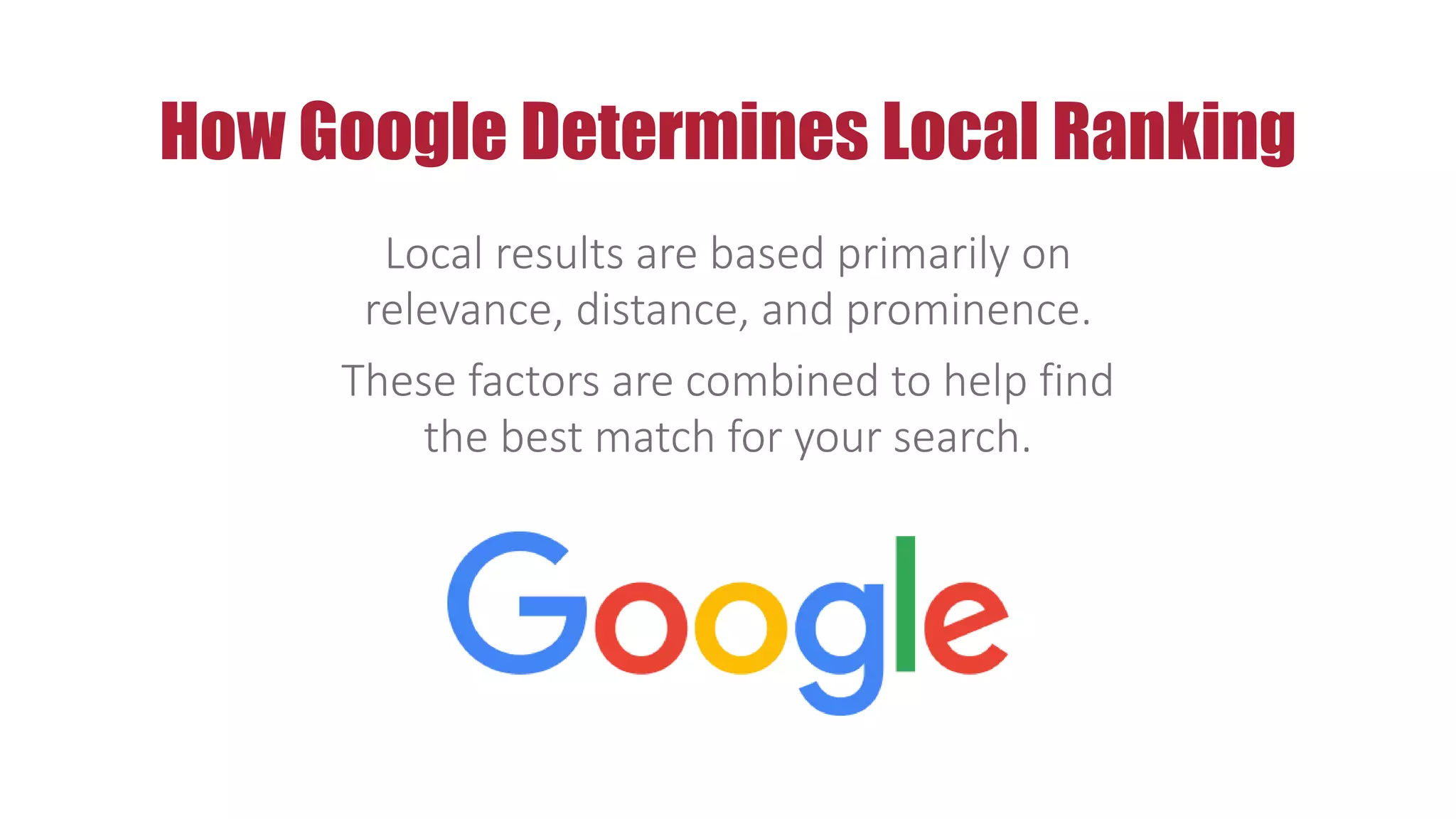 Google My Business Presentation | PPTX