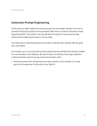Google - Prompt Engineering - como ser um expert | PDF
