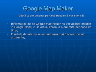 Google Map Maker Party Romania | PPT