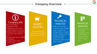 Google strategic management | PPTX