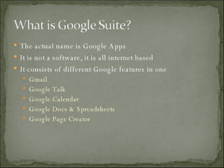 Google Suite | PPT