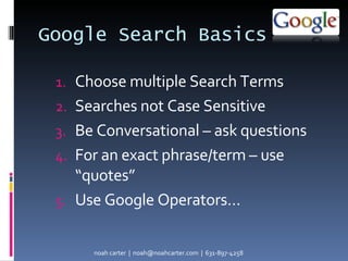 Google Tips & Tricks | PPT