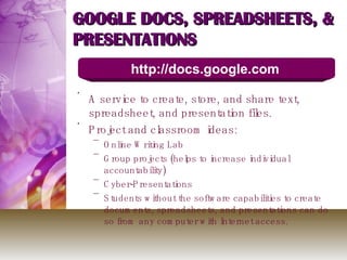 Google Tools For Education | PPT
