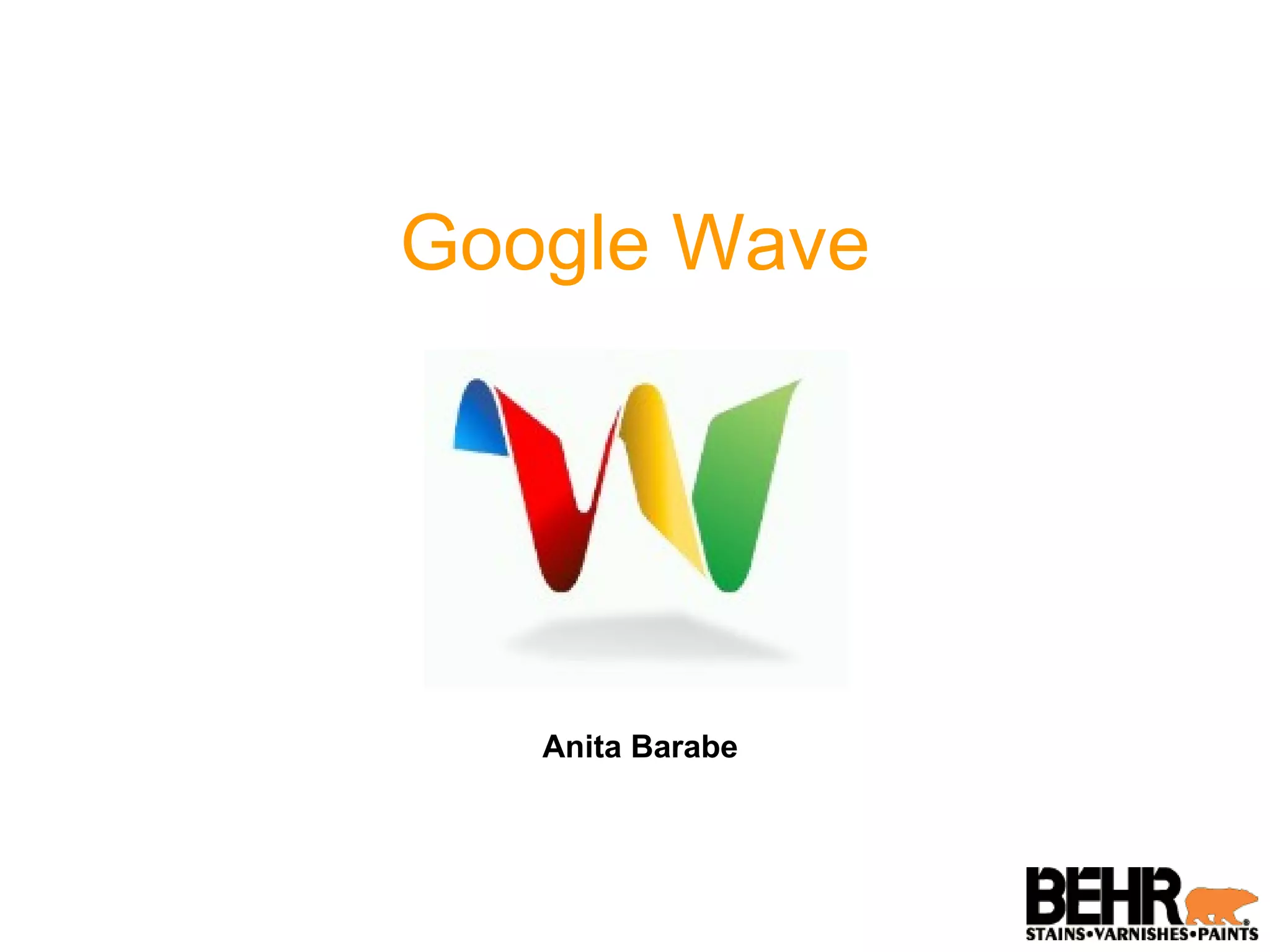 Google Wave Introduction | PPT