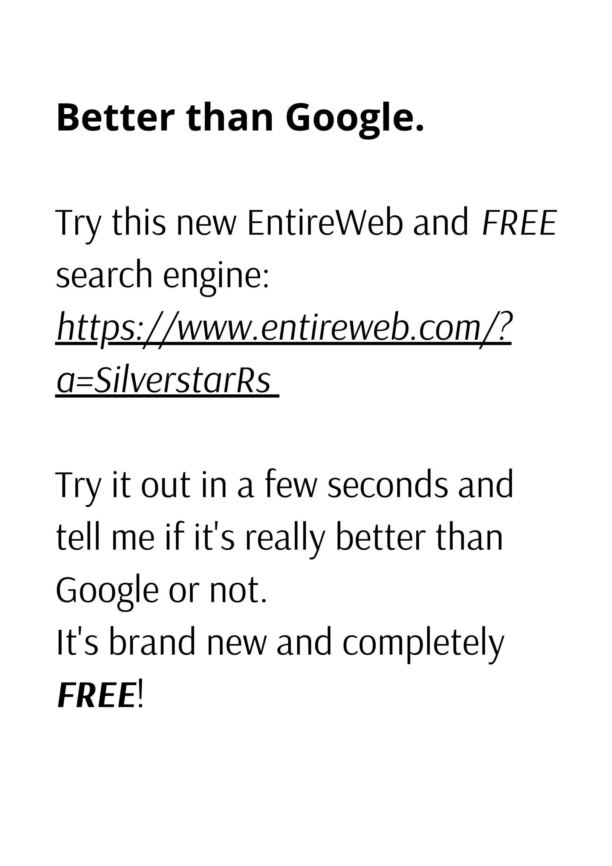 Better than google | PDF