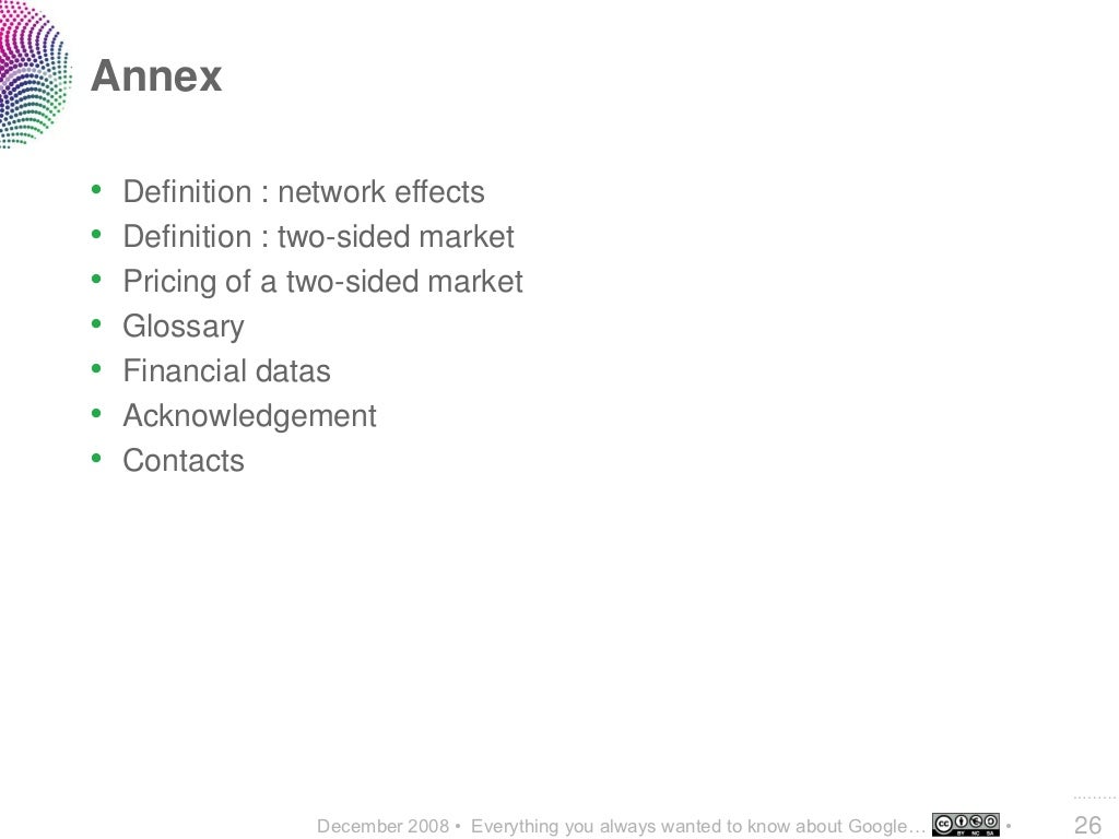 Annex • Definition : network Annex • Definition : network