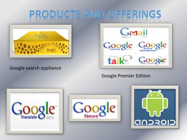Google- company profile | PPTX