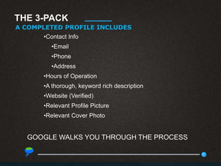 Google 3 pack & Google+ | PPT