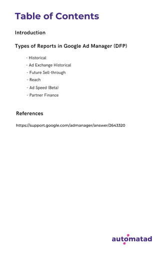 Google Ad Manager Reports – A Beginner’s Guide | PDF | Search | Internet