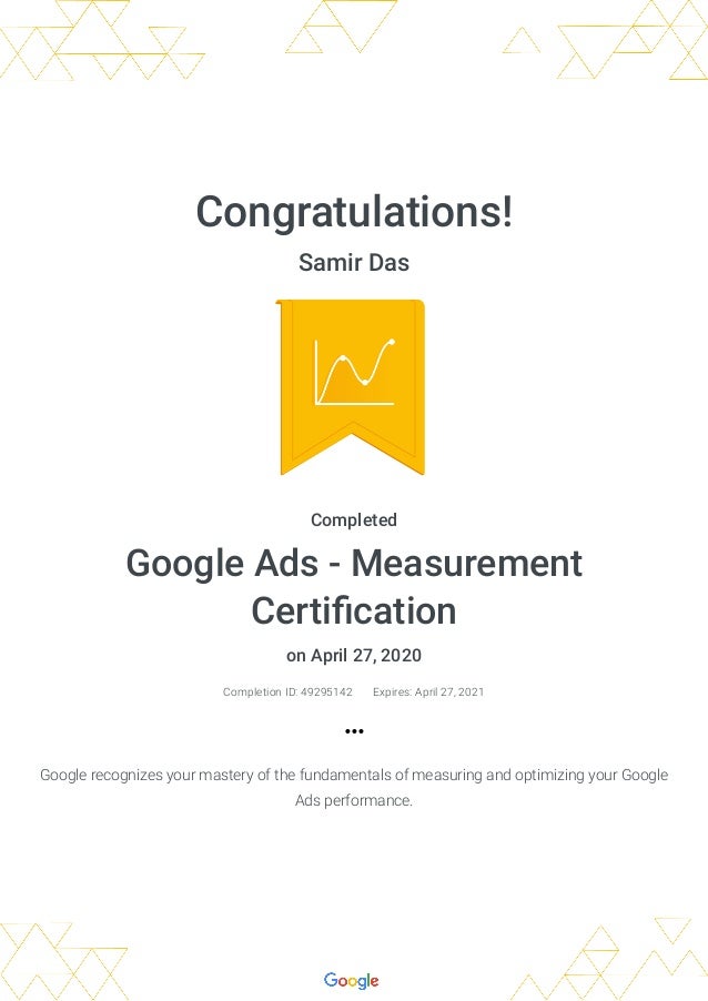 Google Ads - Measurement Certification