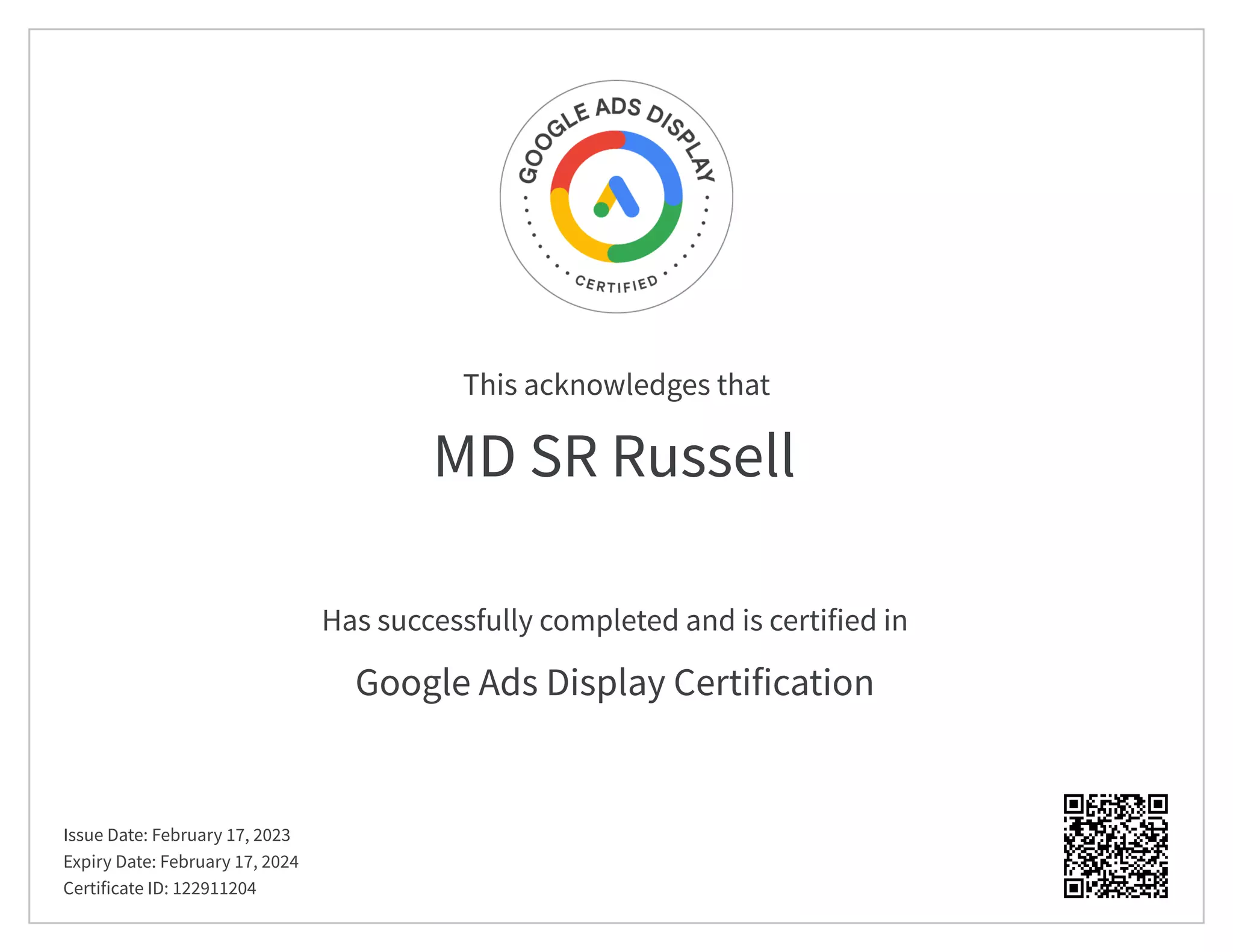 Google Ads Display Certification.pdf