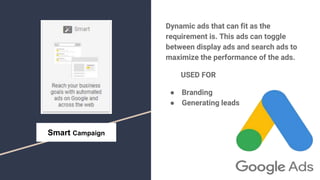 Google ads formats | PPTX | Internet | Computing