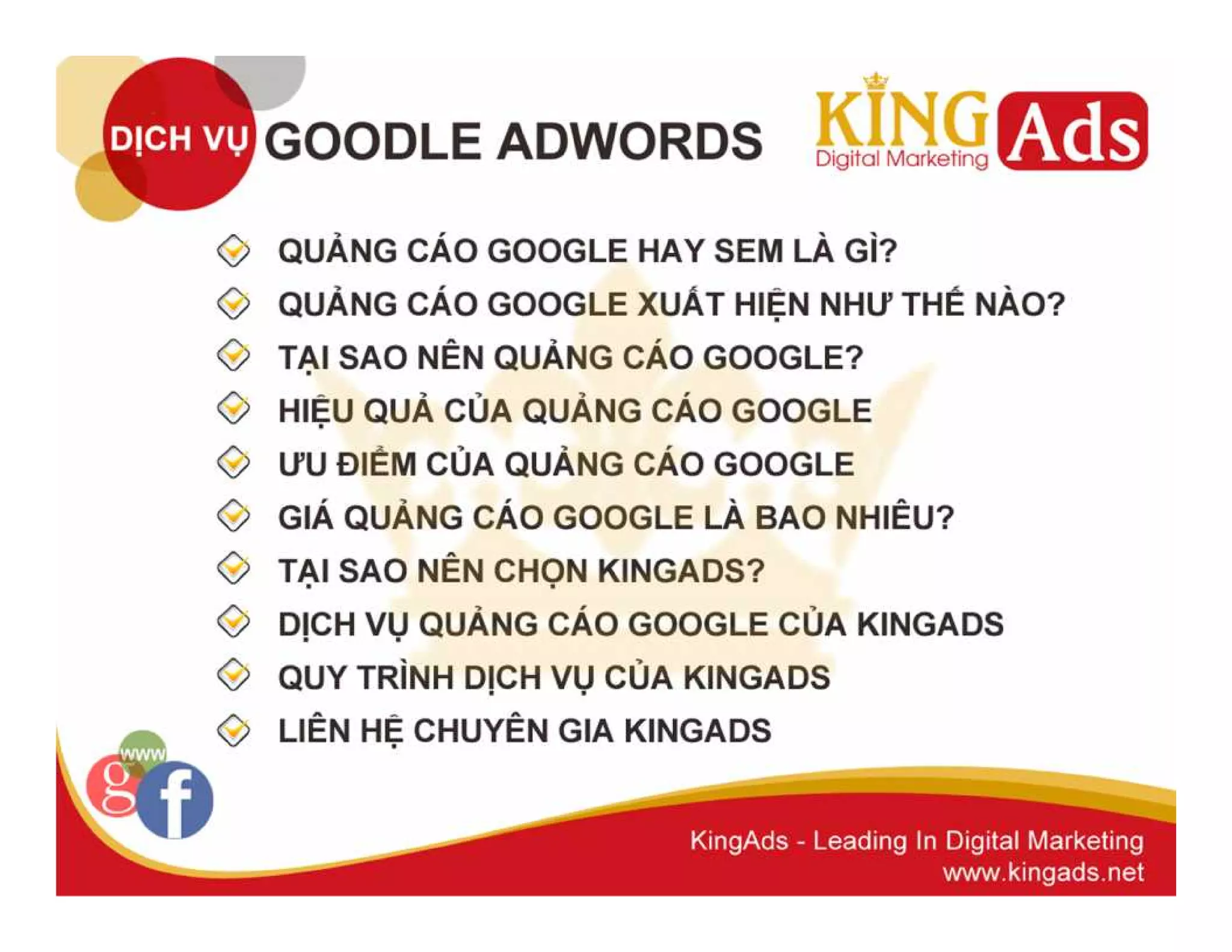 Google ads tại King Ads | PDF