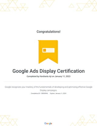 Google Ads Certification | PDF