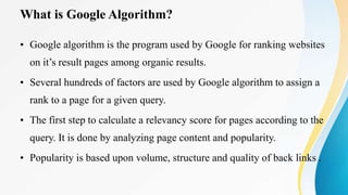 Google algoritham | PPT | Free Download