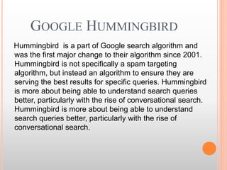 Google algorithim’s | PPT