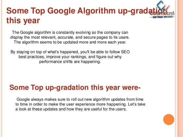 Google algorithm | PPT