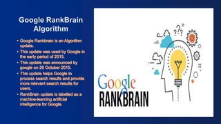 GOOGLE ALGORITHMS | PPT