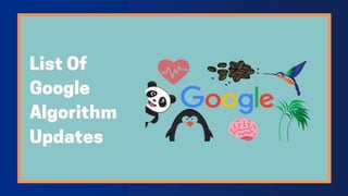 GOOGLE ALGORITHMS | PPT