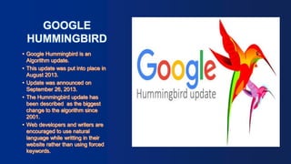 GOOGLE ALGORITHMS | PPT