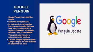 GOOGLE ALGORITHMS | PPT