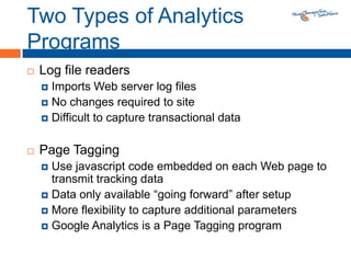 Data mining with Google analytics | PPTX | Web Development | Internet