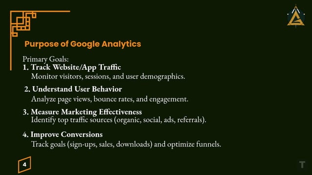 Google Analytics - Understanding with Traffic & User Behaviour | PDF