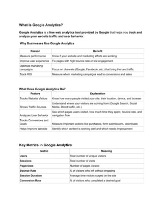Importance of Google Analytics in Future | PDF