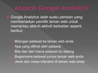 Google analytics bm | PPT