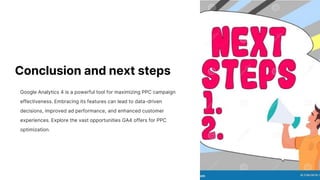 Google Analytics 4 for PPC Advertising.pptx | Search | Internet