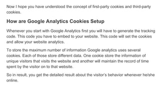 Google Analytics Cookies Tracking | PPTX | Browsers | Computer Software ...