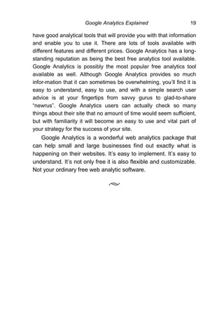 Google analytics explained | PDF