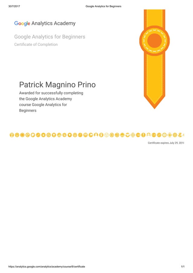 Google analytics for beginners | PDF