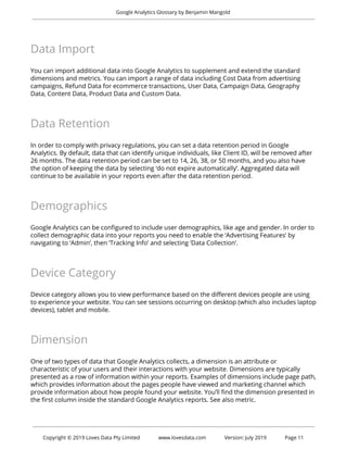 Google analytics glossary | PDF