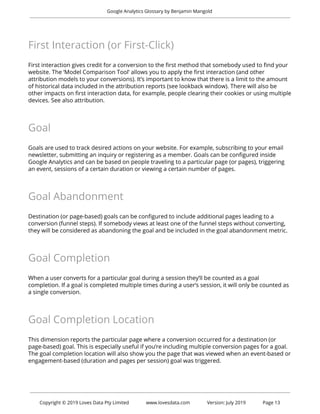 Google analytics glossary | PDF