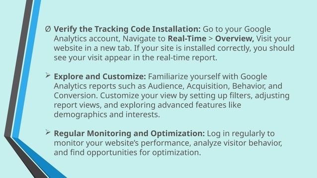 Tracking Conversions and Traffic with Google Analytics. | PPTX