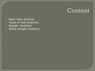 Web Analytics Basics | PPT