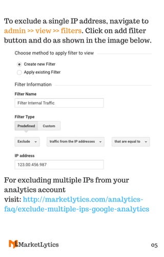 Google Analytics Setup Checkuplist | PDF | Internet | Computing