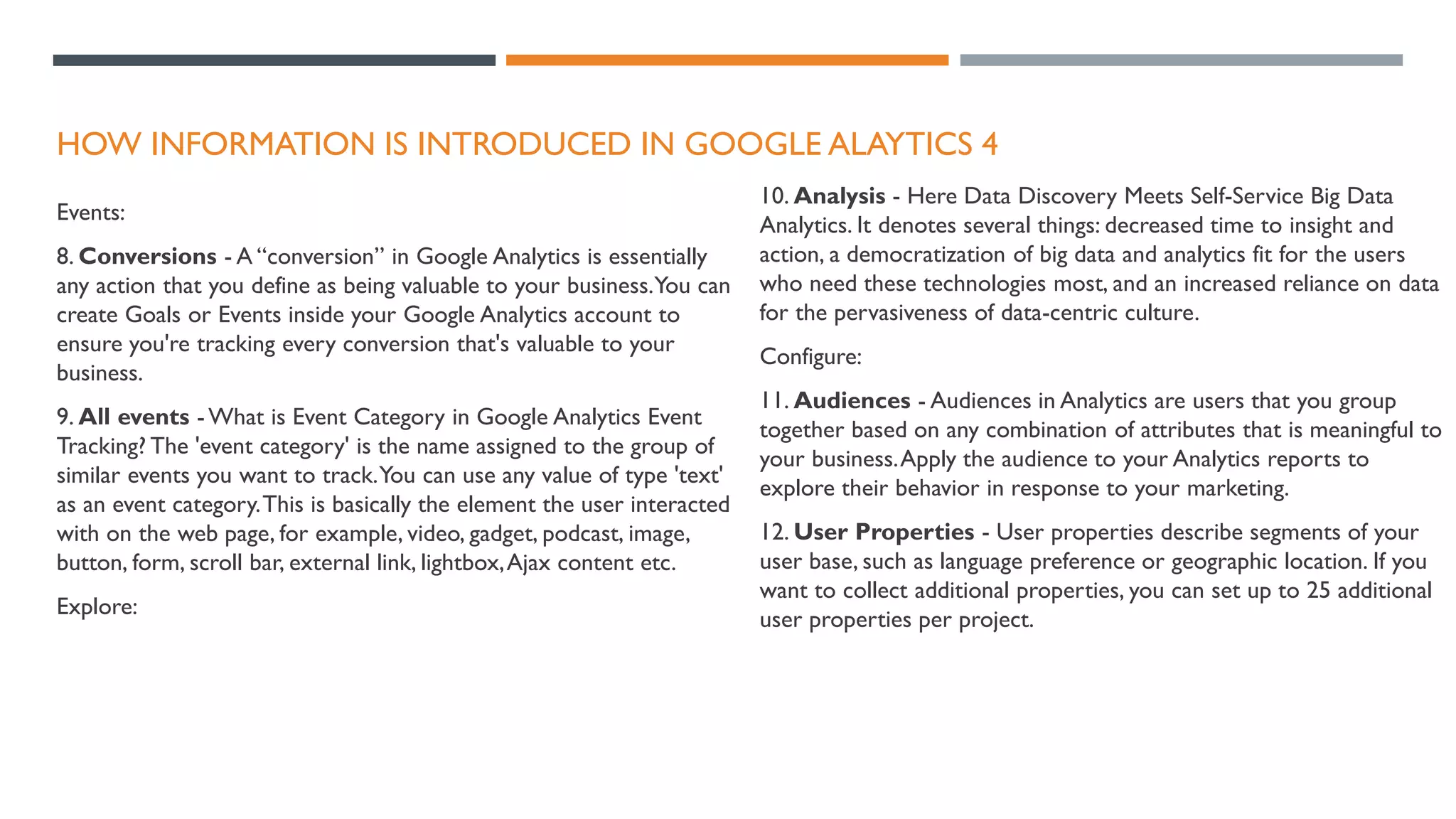 Google analytics version 4 in details | PDF