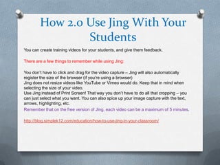 Google Shortcuts, Tools and Jing | PPTX