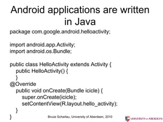 Google Android Mobile Computing | PPT