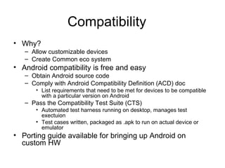 Google android os | PPT