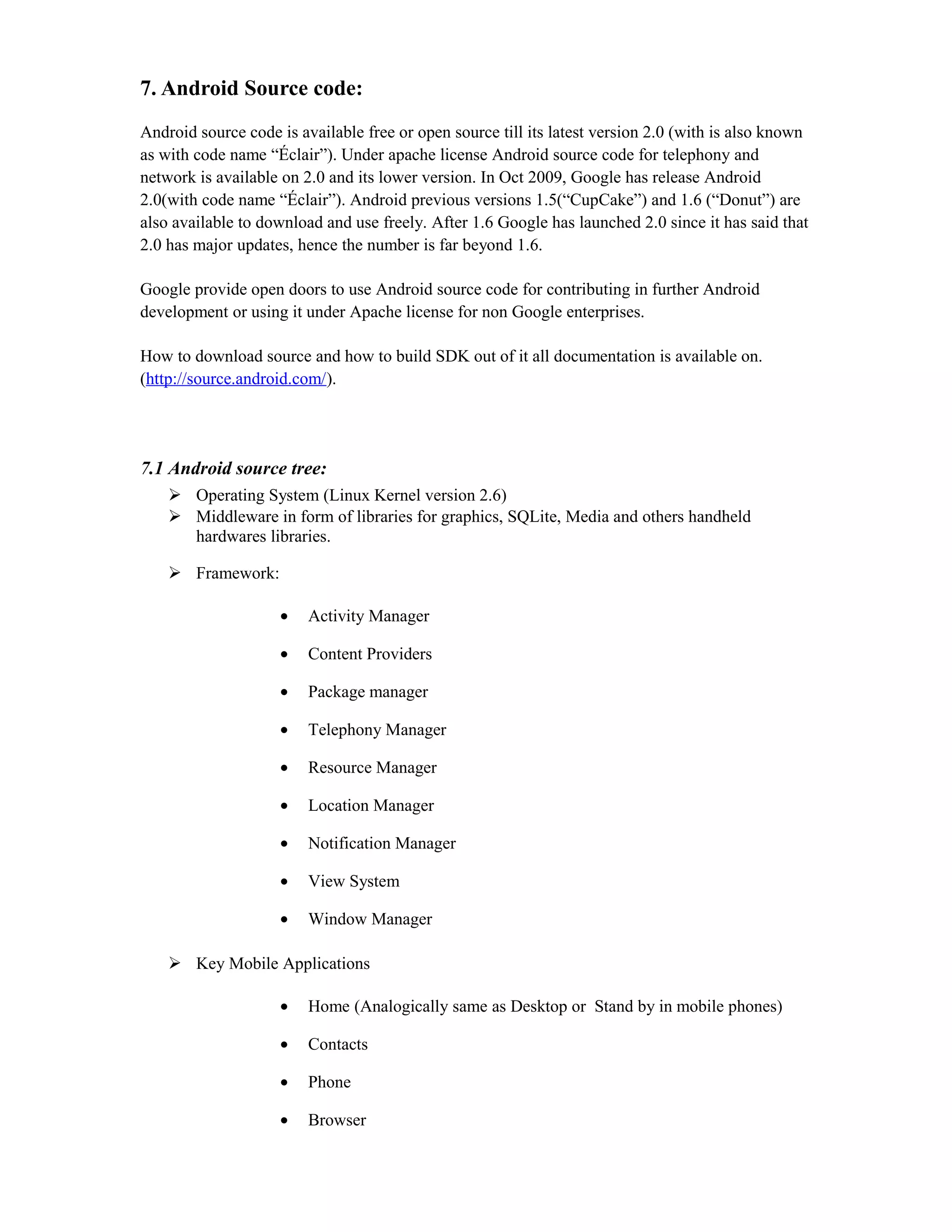 Google android white paper | DOC